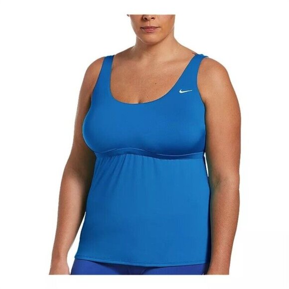Nike | Swim | Nwt Nike 3x Essential Scoop Neck Tankini Swim Top 1468 ...